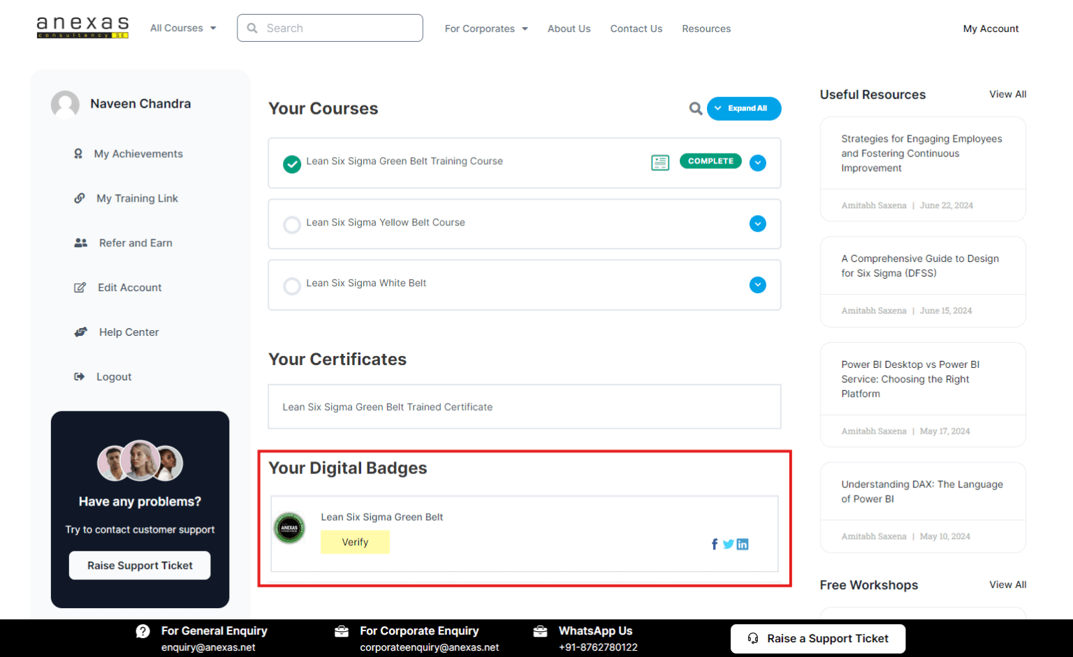 How to share Digital Badge on LinkedIn - Anexas Europe